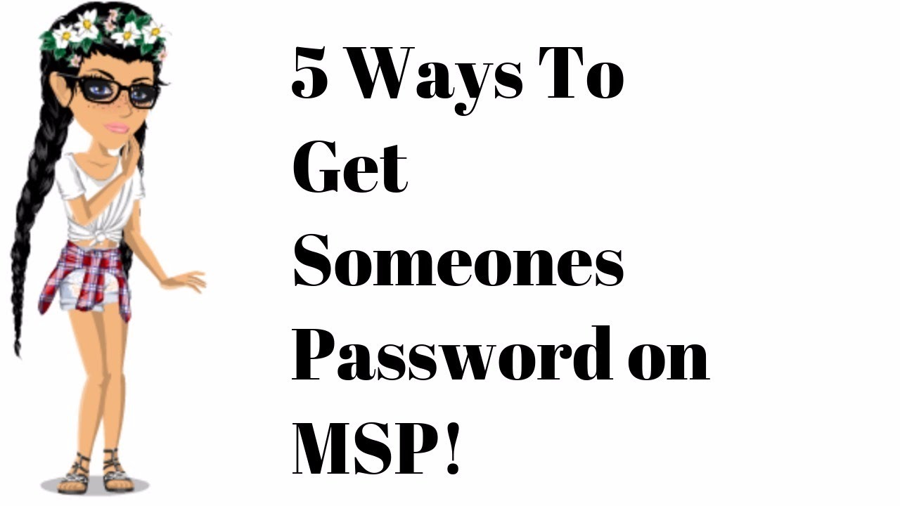 5 Ways To Get Someones Password on MSP! - YouTube
