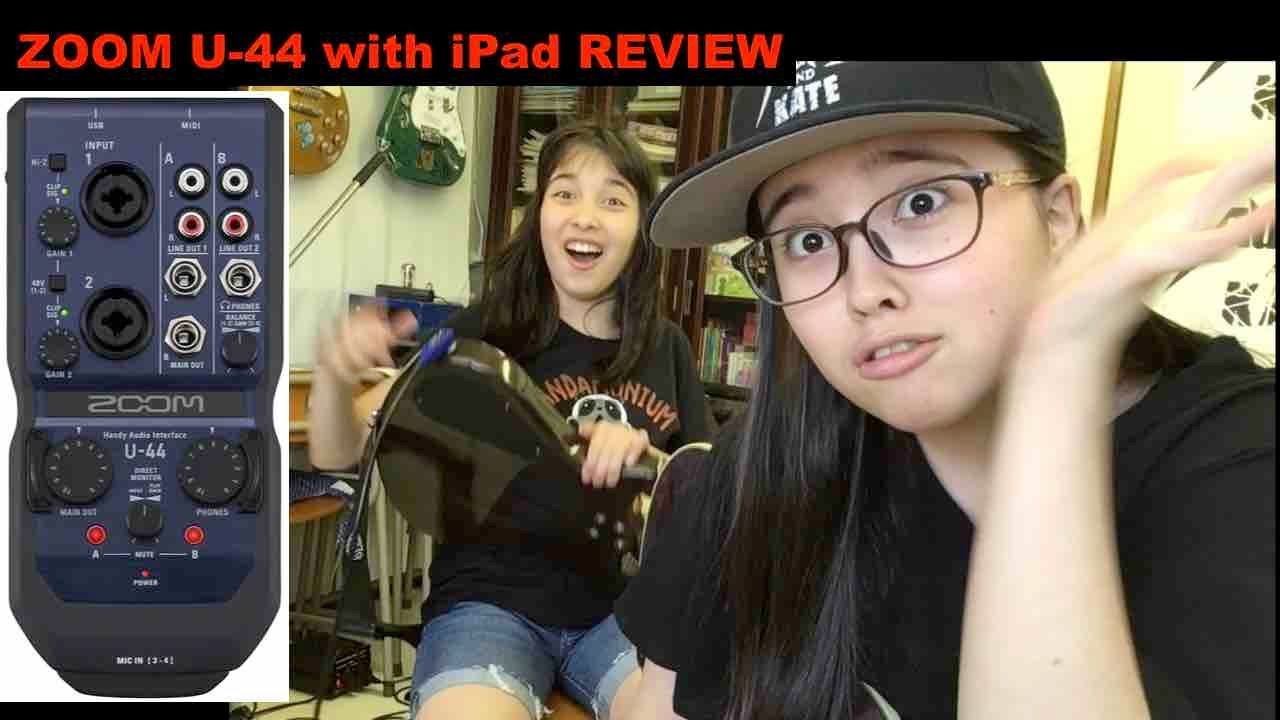 Zoom U-44 Handy Audio Interface with iPad Review - Zoom U-44 iPad編 - YouTube