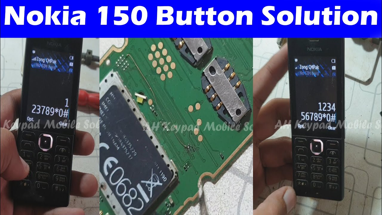 Nokia 150 Option Goto Left 4,5,6 Button Ways not work Problem | Urdu ...