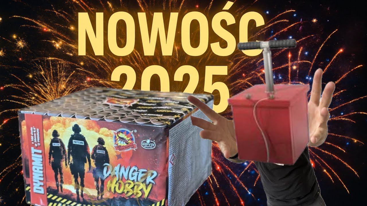 DYNAMIT 100 STRZAŁÓW – NOWOŚĆ 2025 od DANGER HOBBY! | Test SRPYRO - YouTube