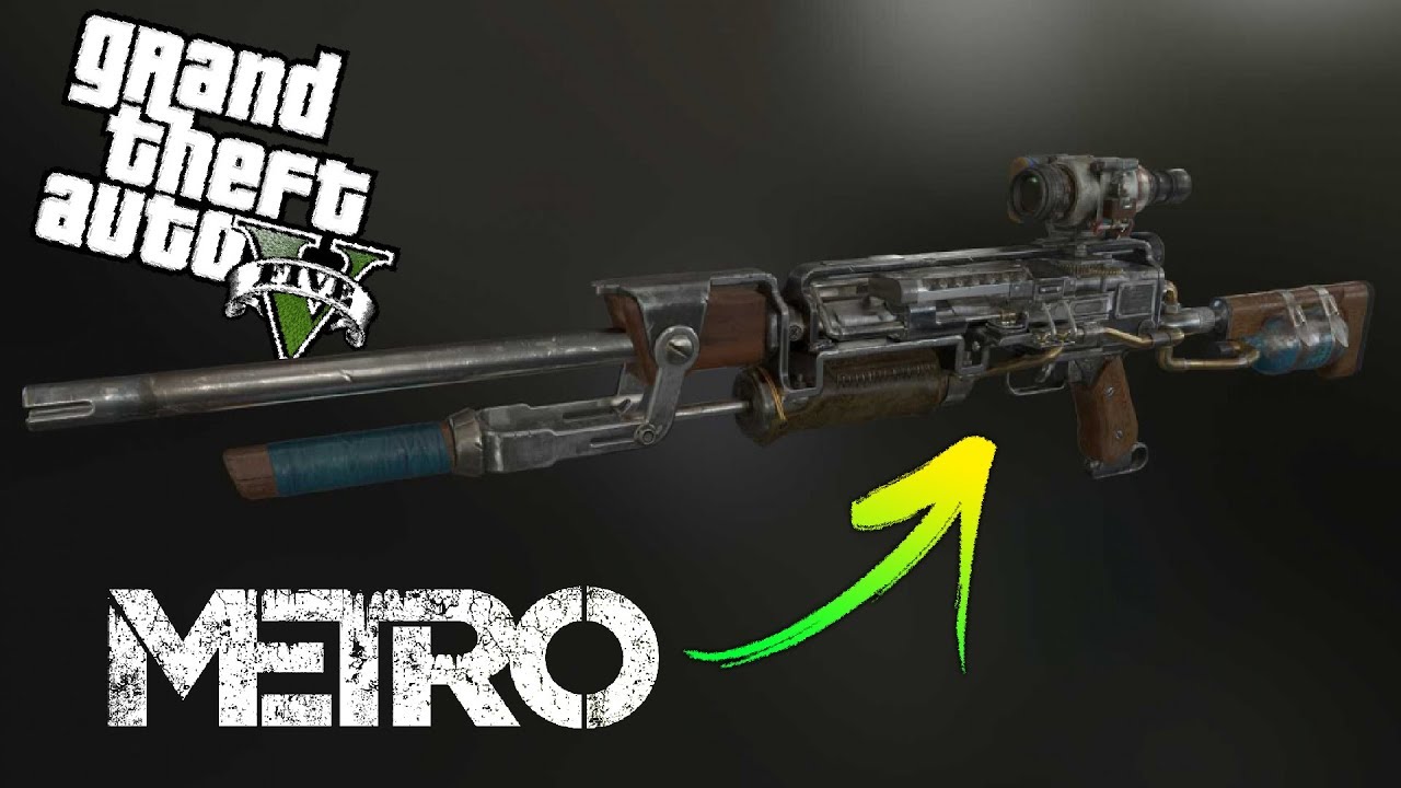 IL NUOVO RAILGUN DI METRO EXODUS SU GTA 5 - GTA 5 MOD ITA - YouTube