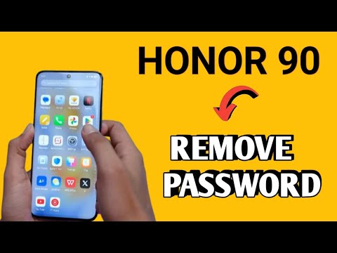 Honor 90 how to disable lockscreen, how to remove password, Honor ...