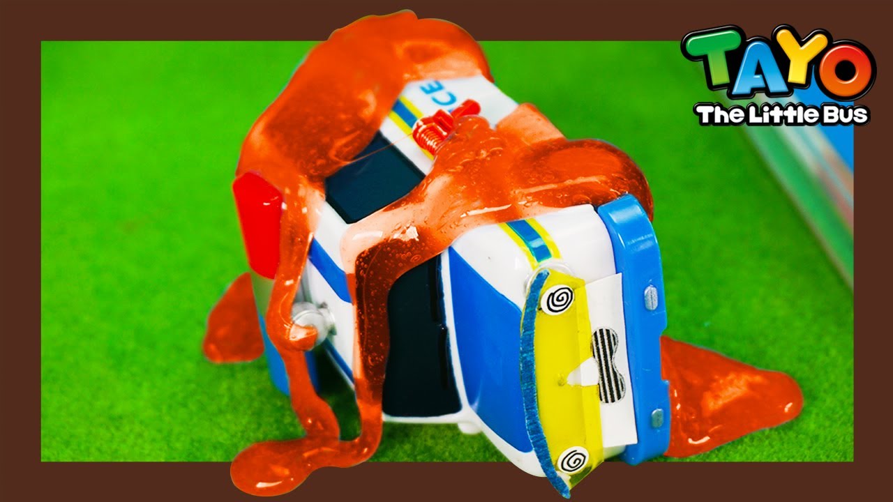 Tayo Toys Monster Police Cars l बहादुर राक्षस कारें l कीचड़ भूत का हमला ...