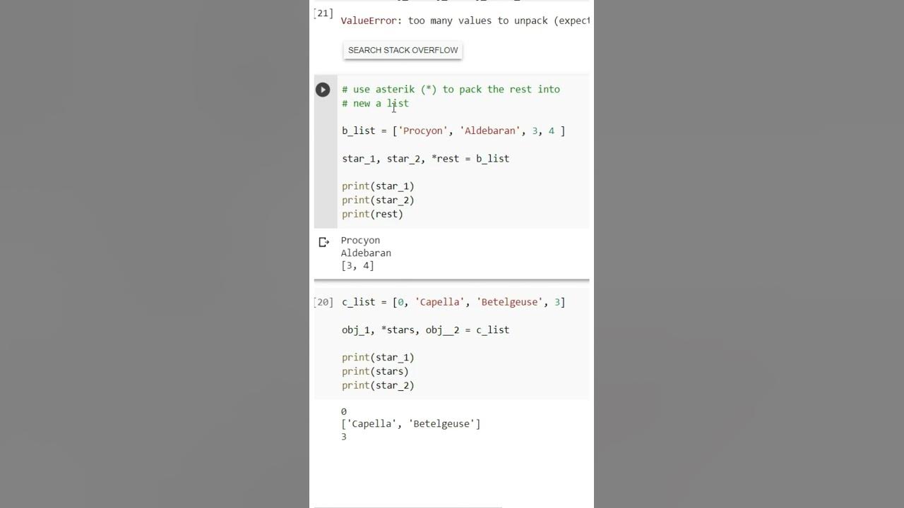 How To Unpack A List With Asterisk In Python python education how-to-unpack-a-list-with-asterisk-in-python-python-education