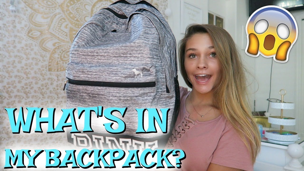 WHAT'S IN MY BACKPACK? - YouTube