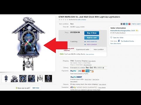 Spotted on eBay #3: "STAR WARS Sith Vs. Jedi Wall Clock With Light-Up ...