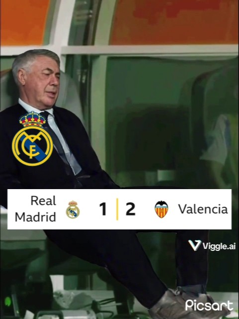 Real Madrid 1-2 Valencia !!!#football #laliga #realmadrid #valencia # ...