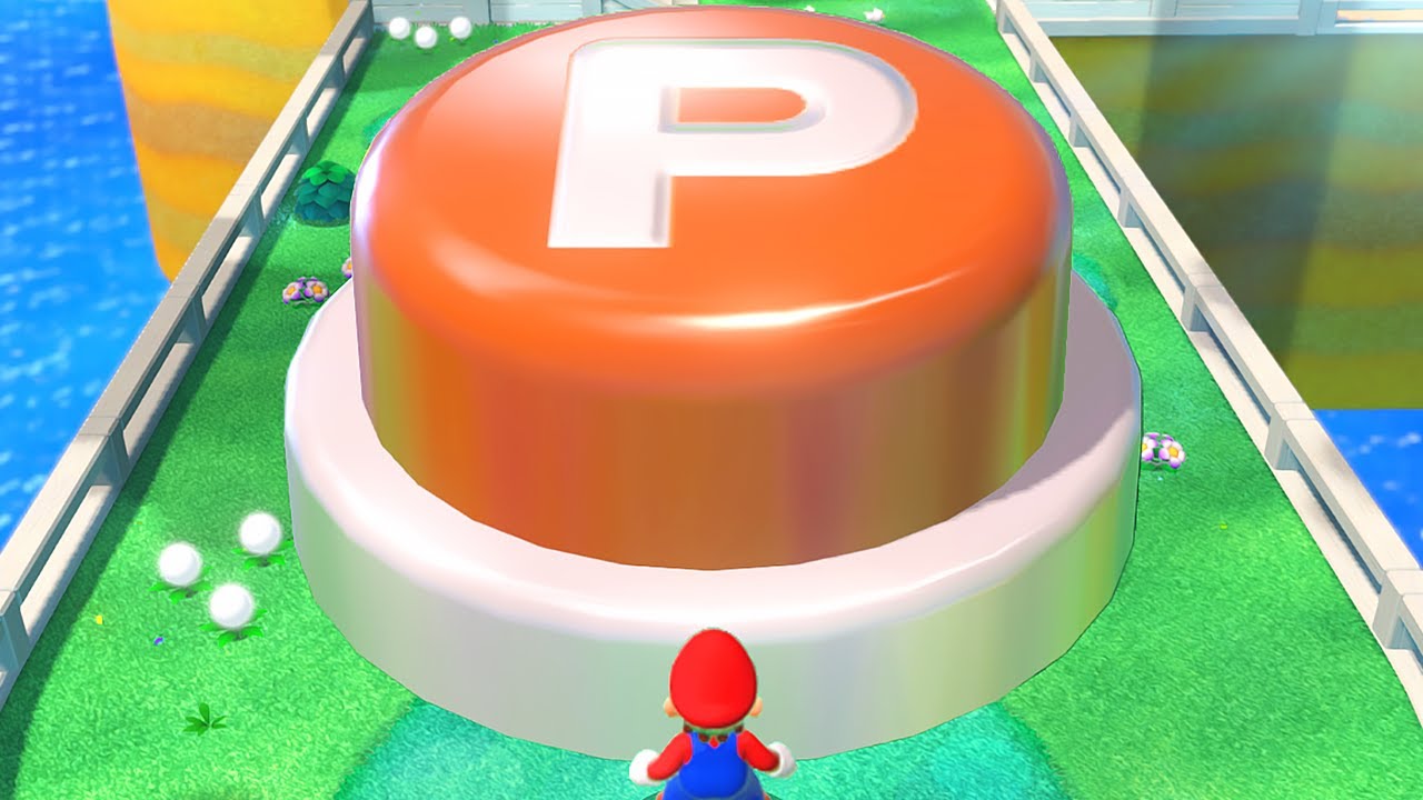 What happens when Mario presses the ULTIMATE Orange P-Switch in Super ...