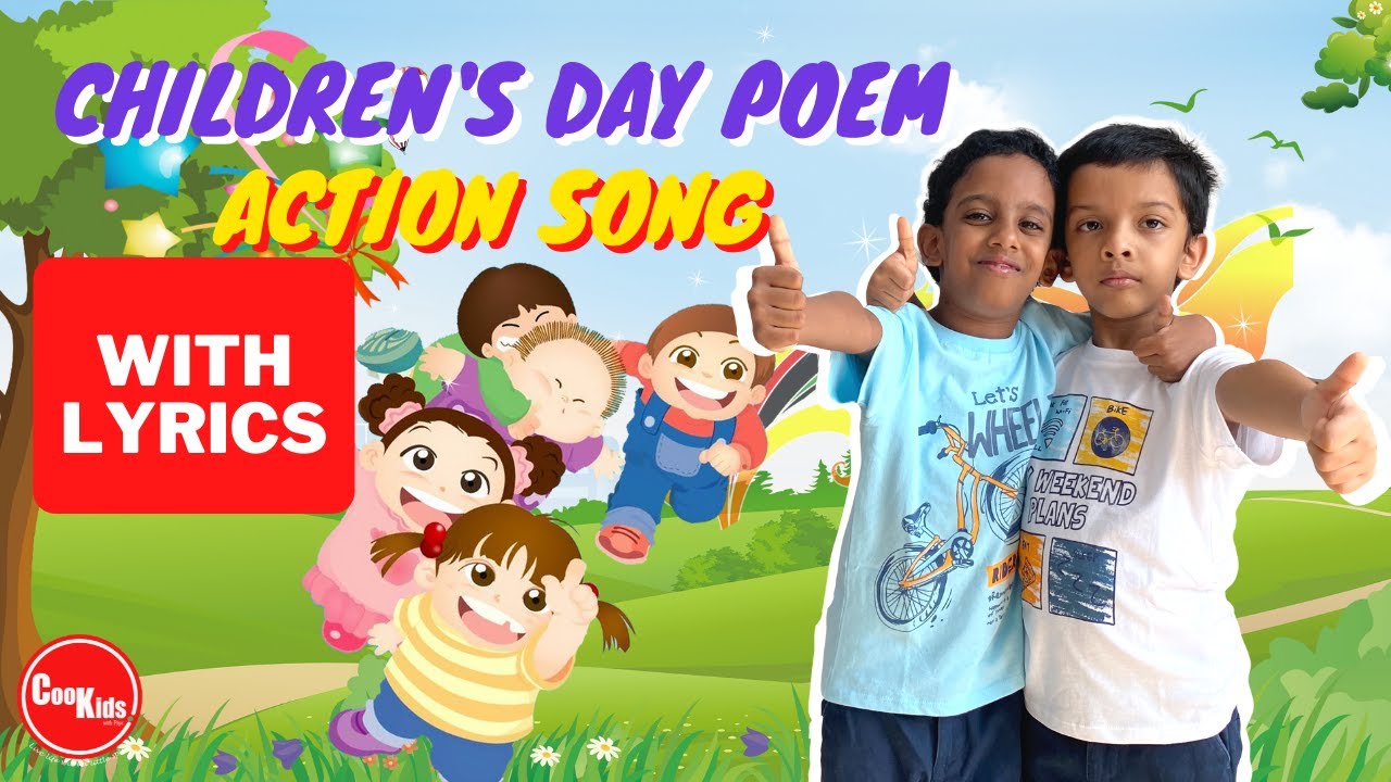 Popular Children's Day Song | Action song with lyrics for kids ...