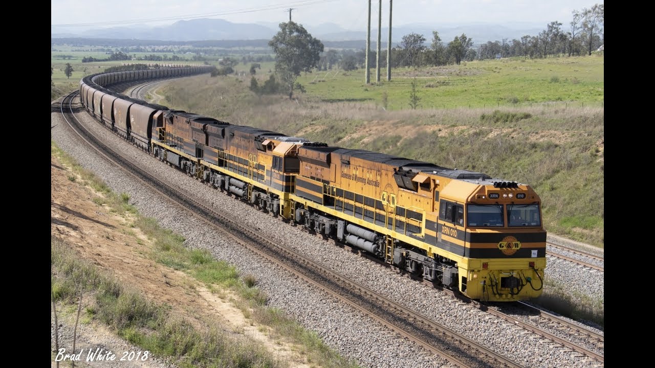 Trains in the Hunter Valley Part 8: Whittingham Bank- 23/10/18 - YouTube