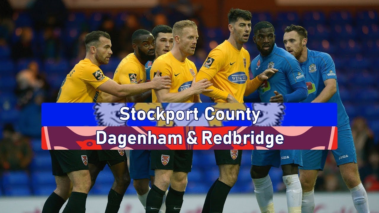 MATCH HIGHLIGHTS: Stockport County v Dagenham & Redbridge - YouTube