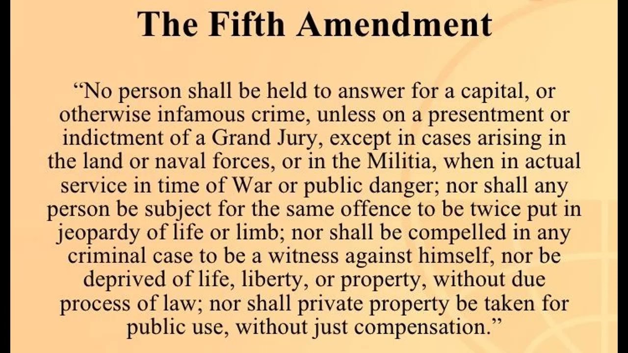 5th Amendment Pictures