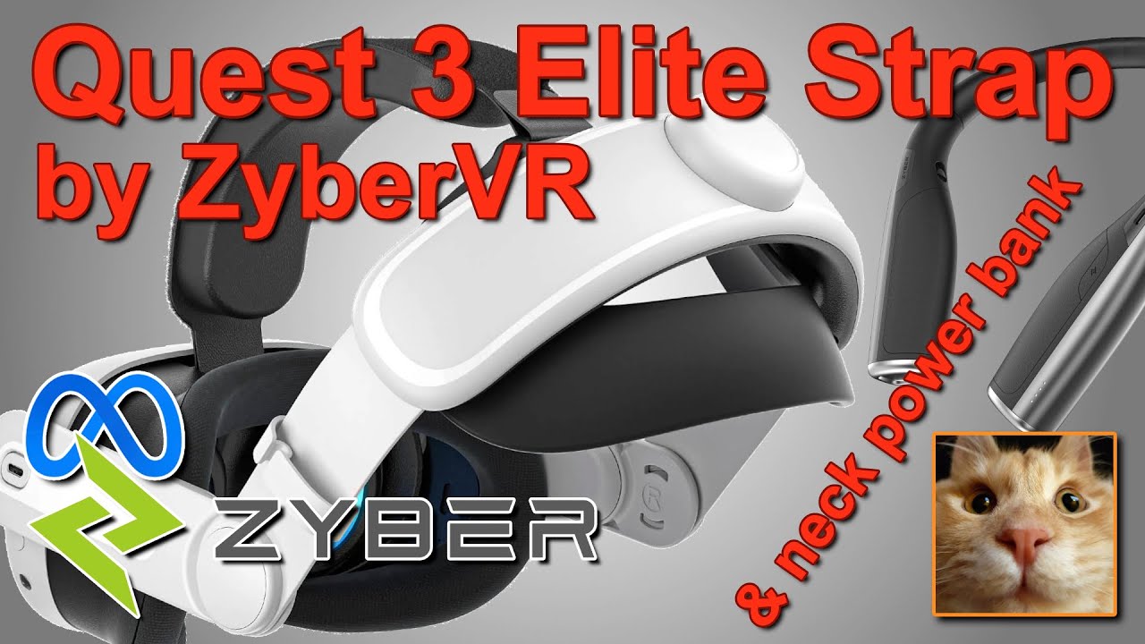 Quest 3 - ZyberVR Elite Strap & Neck Power Bank Review - YouTube