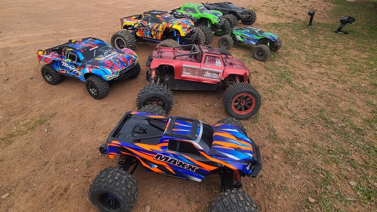 NEW! TRAXXAS MAXX SLASH 6S GETS TESTED AT FALCON 🥳 OUTCAST 8S XMAXX ON ...