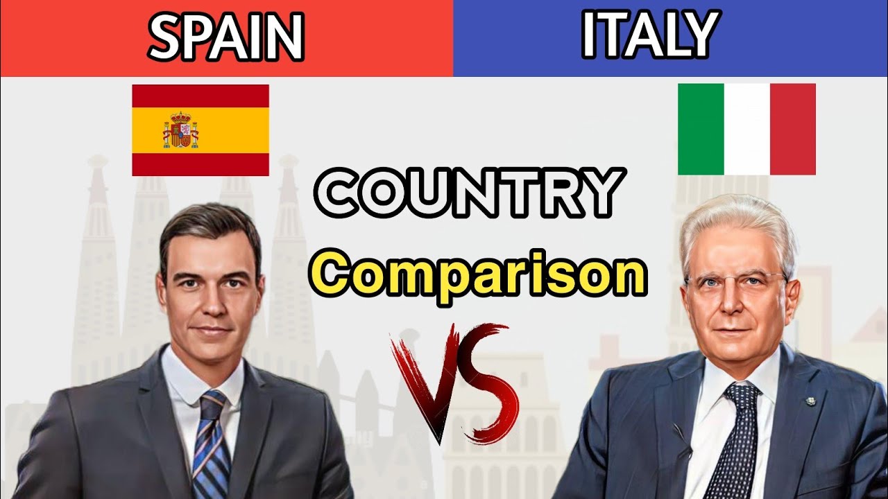 Spain vs Italy Country Comparison | Italy vs Spain Country Comparison ...