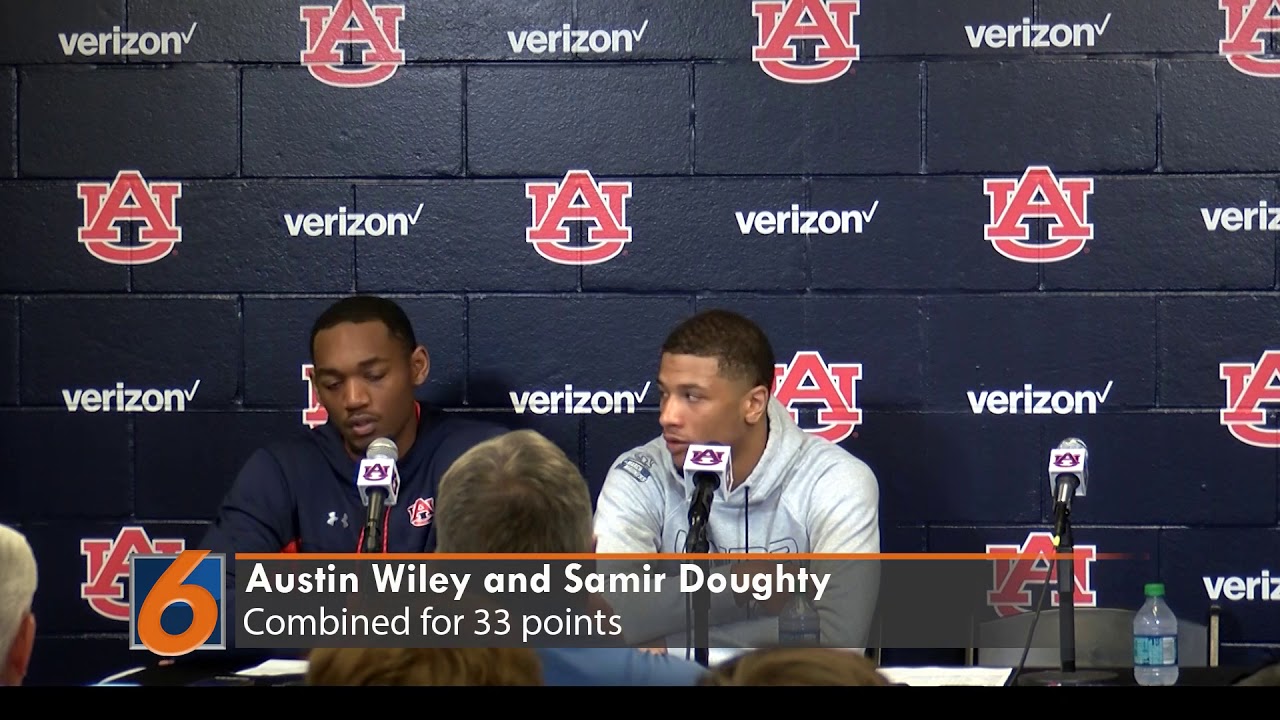 Austin Wiley and Samir Doughty press conference AU vs Georgia Southern ...