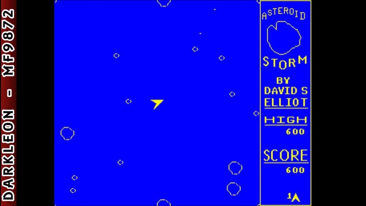 BBC Micro - Asteroid Storm (1982) - YouTube