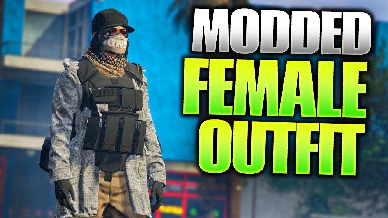 FEMALE MODDED OUTFIT WITH ARMORED VEST - DIRECTOR MODE + MERGE GLITCH ...