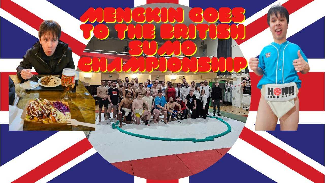 Mengkin goes to the British Sumo Championship (Vlog for fun) - YouTube