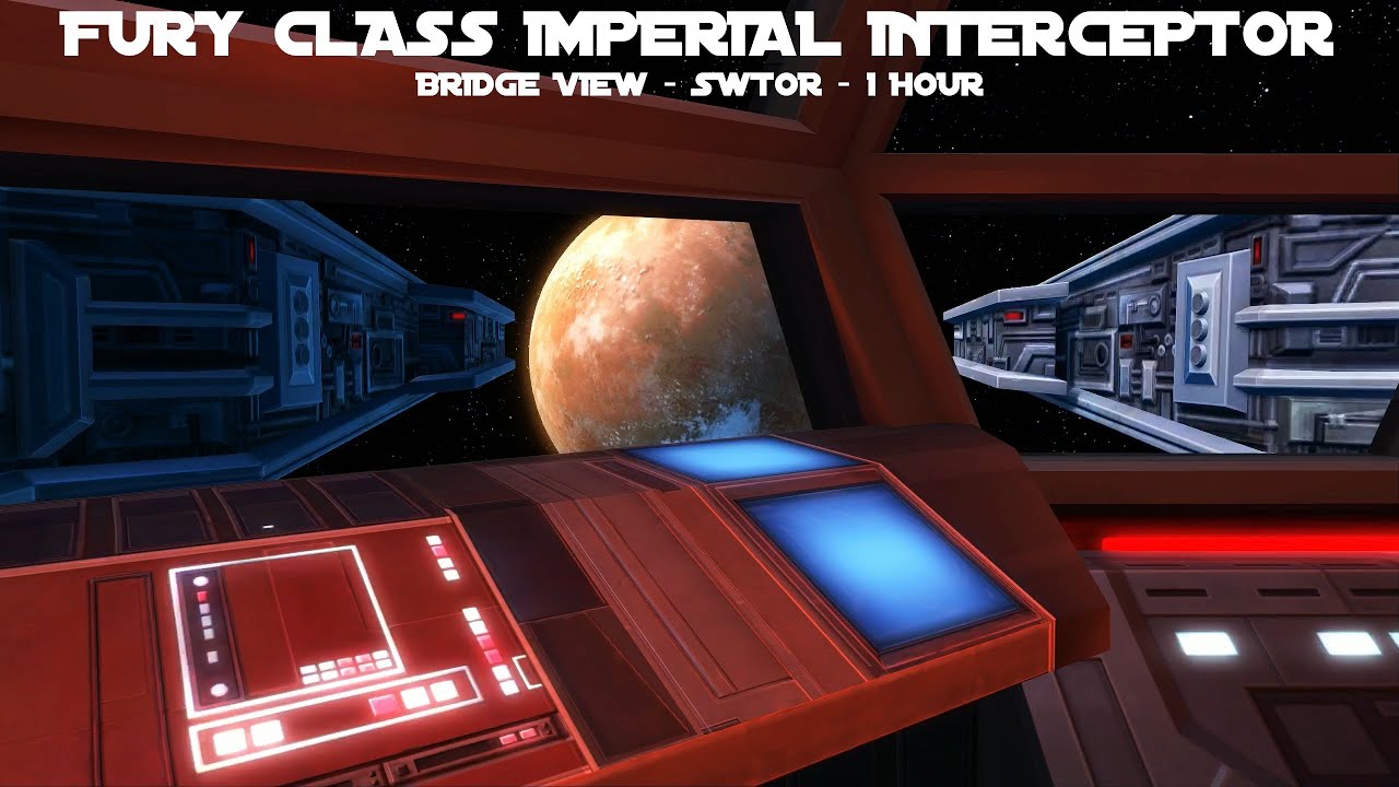 Star Wars Ambience - Fury Class Imperial Interceptor (SWTOR) Bridge ...