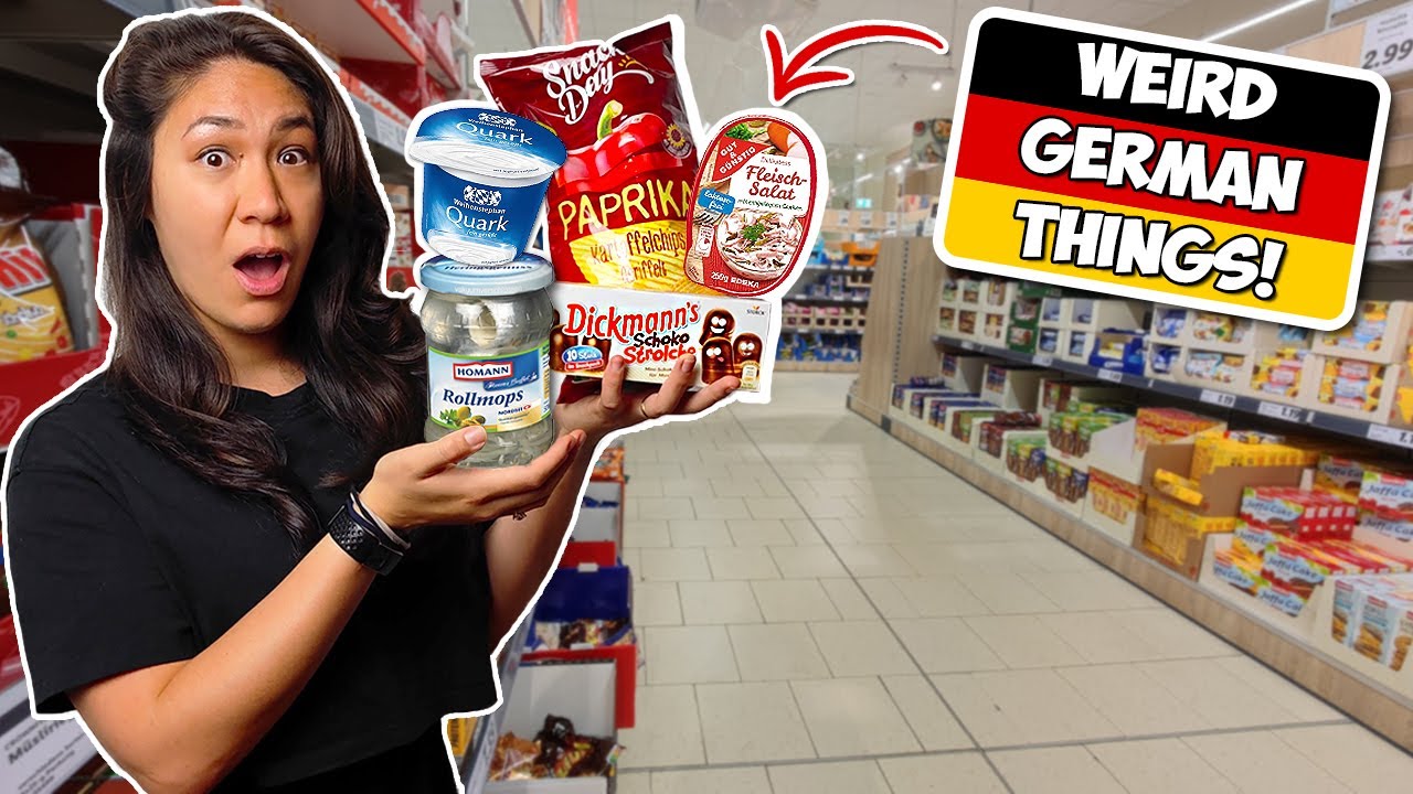 20 Weird Things in GERMAN SUPERMARKETS! - YouTube