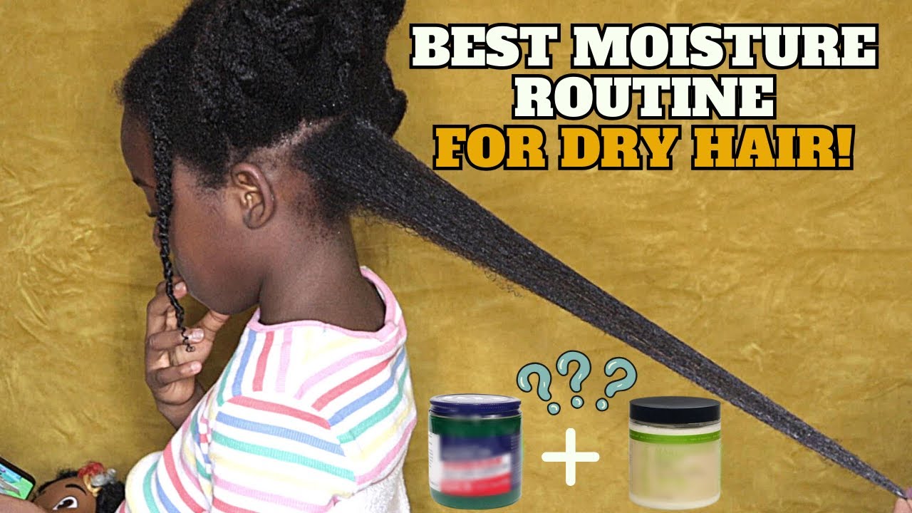 WATCH THIS - the BEST moisture routine for DRY hair and GROWTH! - YouTube