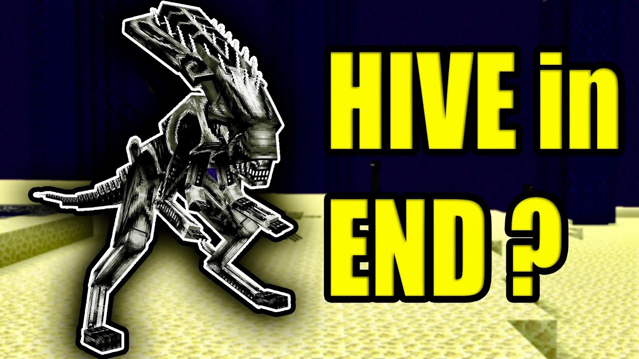 Can ALIENS make a HIVE in The END? Aliens minecraft - YouTube
