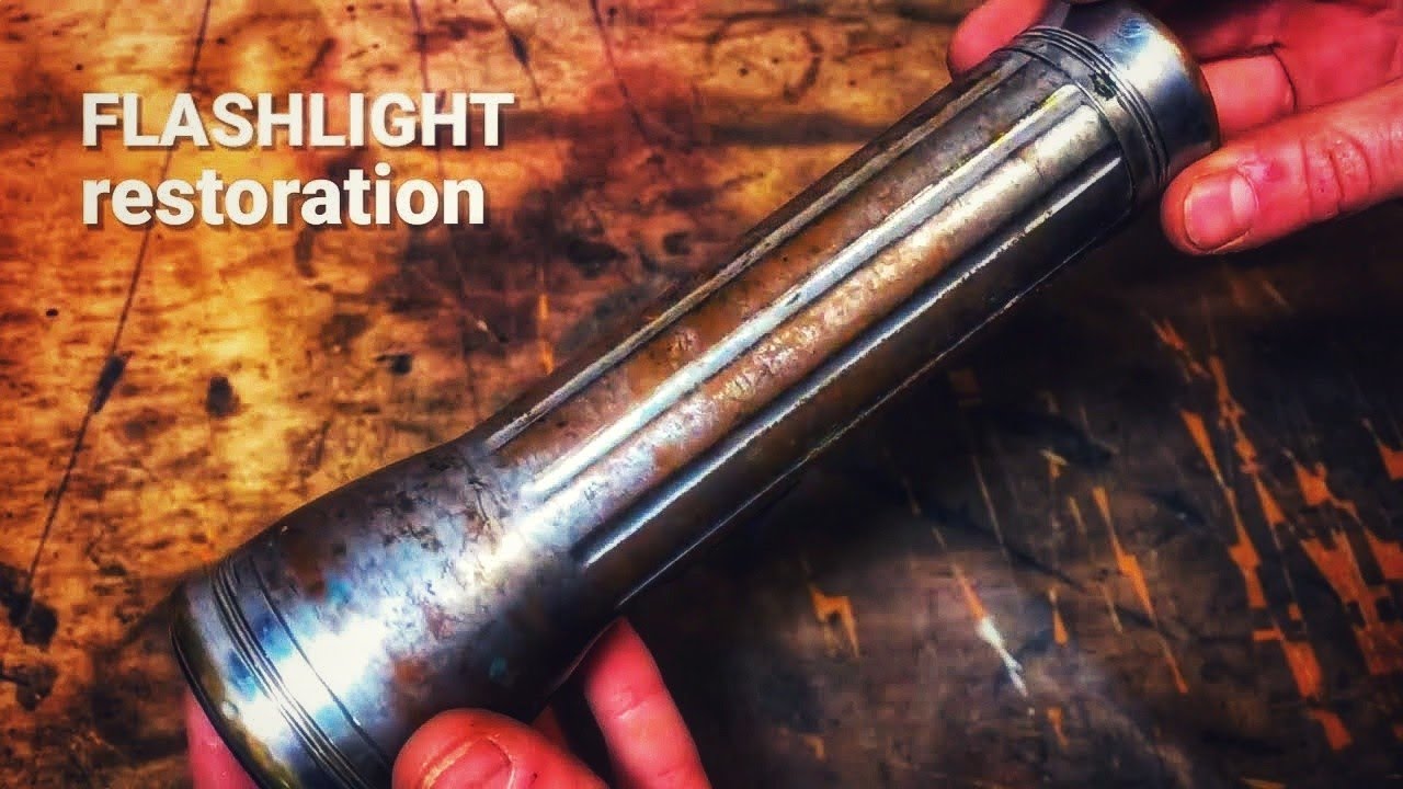 DIY-CRAFT how to Restoration Old Flashlight - YouTube