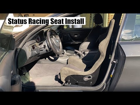 STATUS Racing Seat Install | BMW M3 Mod Series - YouTube