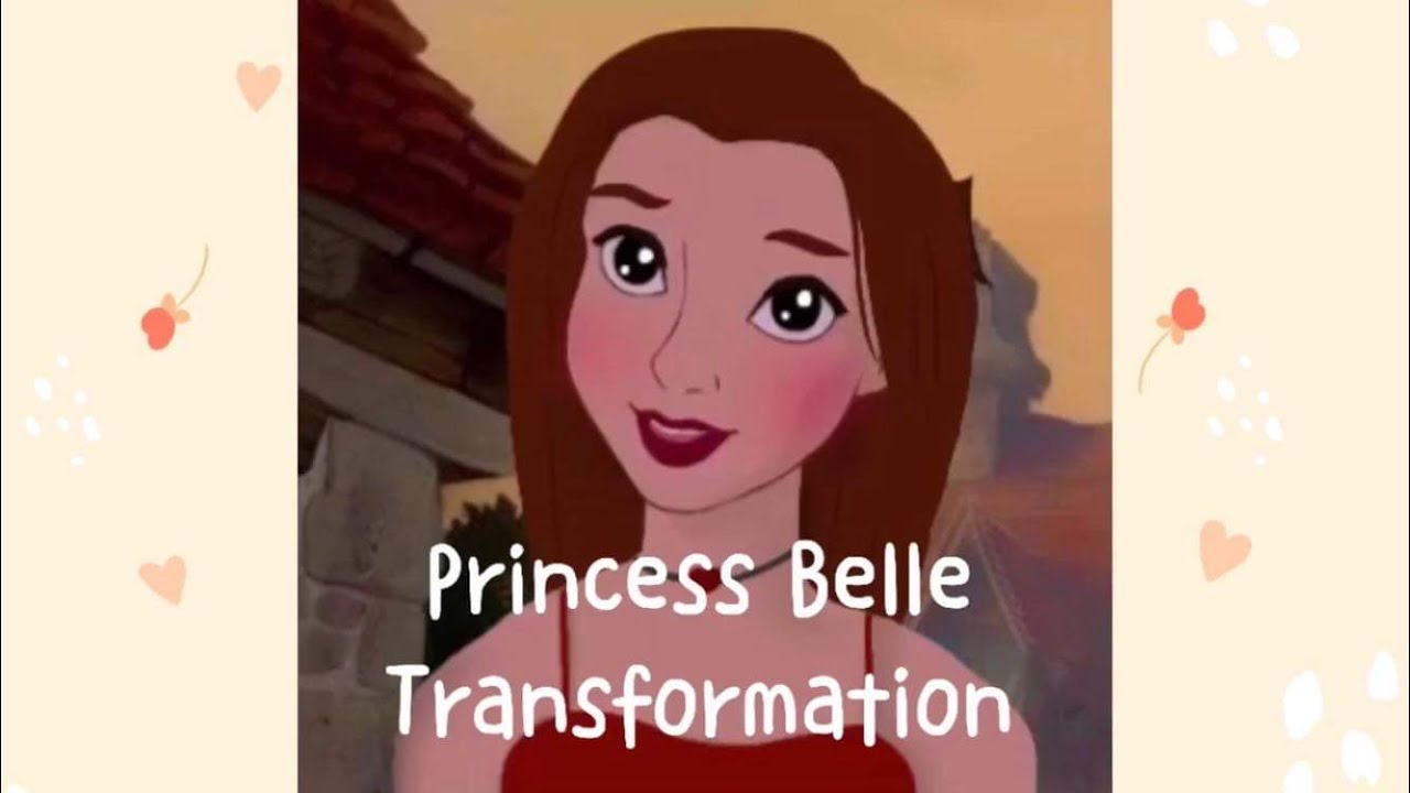 Princess Belle Transformation | Keanne and Kannie - YouTube