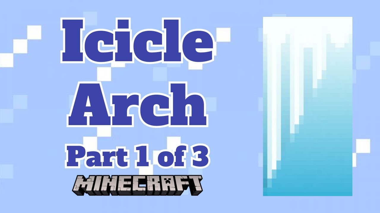 Minecraft Icicle Arch Banner Design Part 1 - It's Banner Time! - YouTube