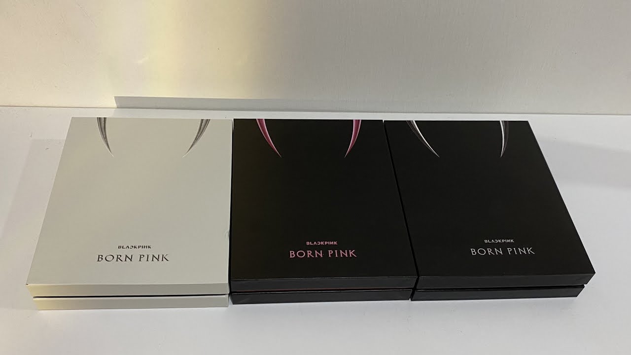 BLACKPINK ‘Born Pink’ Albums Quick Unboxing - YouTube