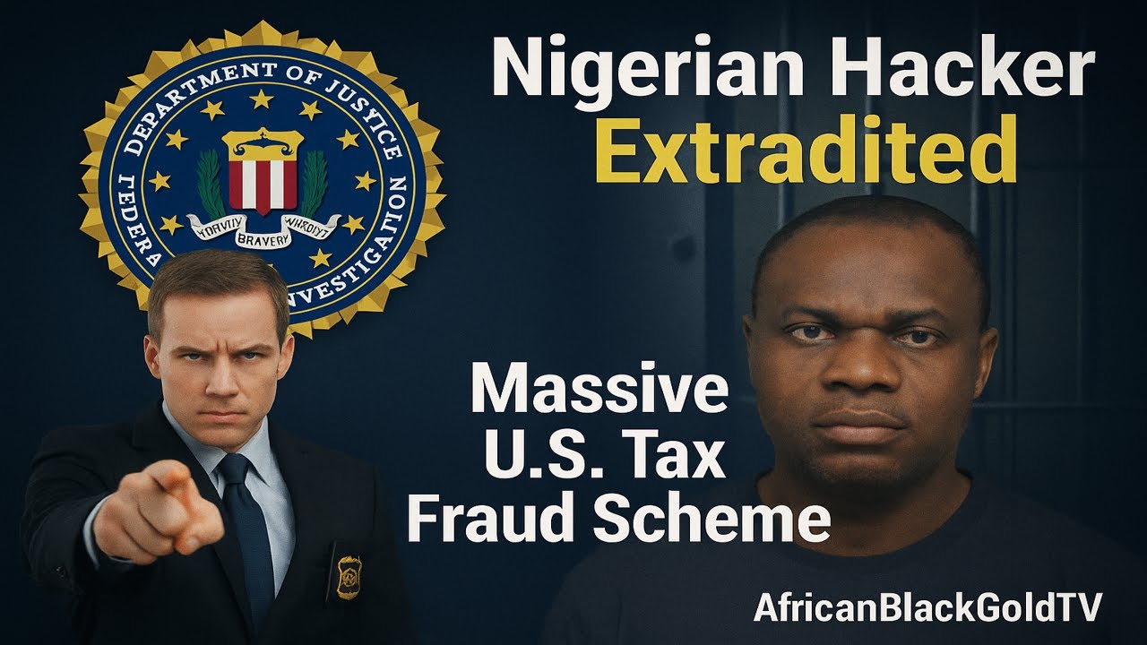 Nigerian Hacker Extradited to U S for Massive Tax Fraud Scheme - YouTube