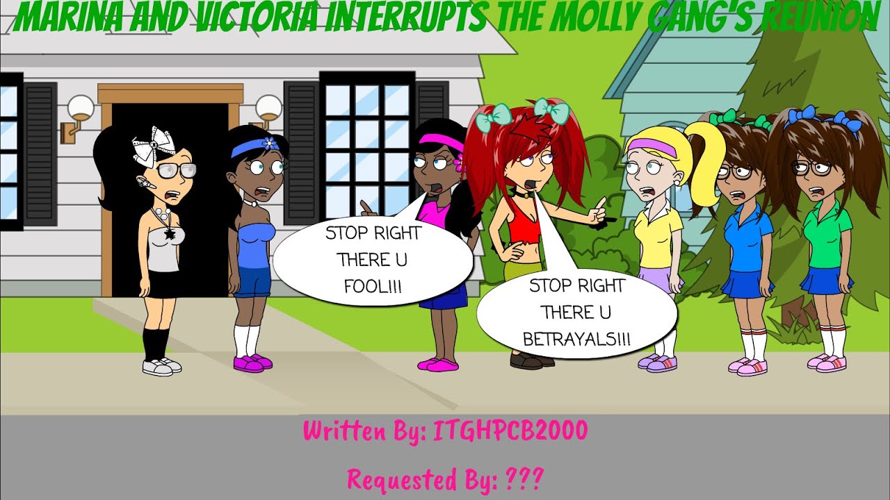 Marina and victoria interrupts the molly gang's reunion - YouTube