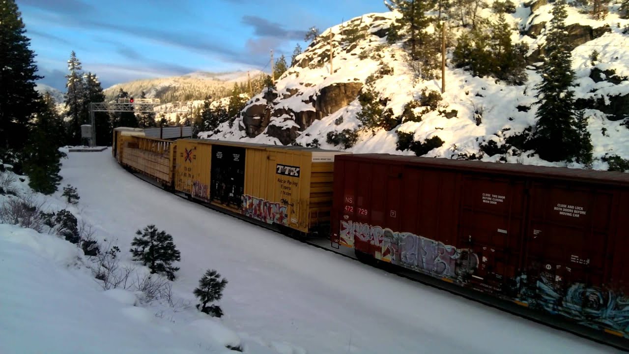 Union Pacific at Yuba Gap - YouTube