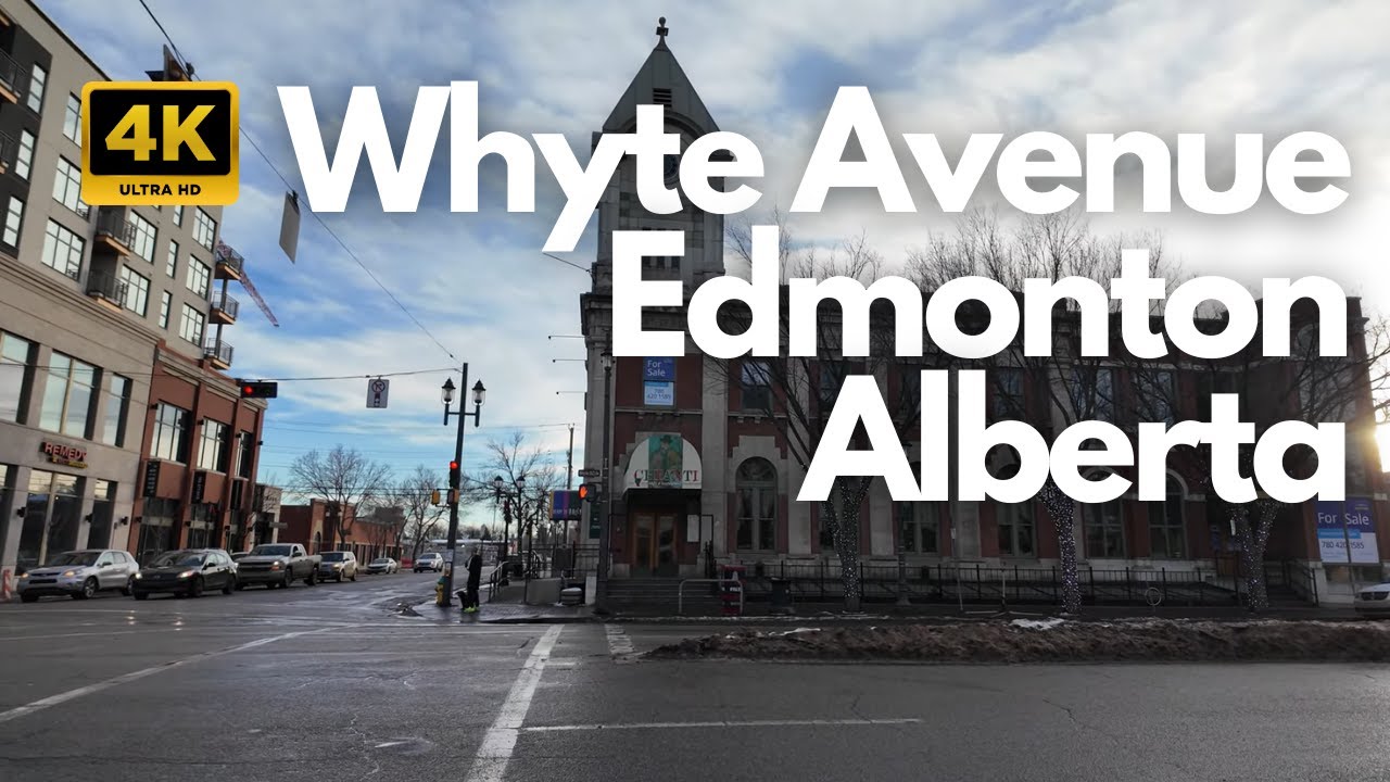 Whyte Avenue (Strathcona) Walking Tour Video Edmonton, Alberta, Canada - YouTube