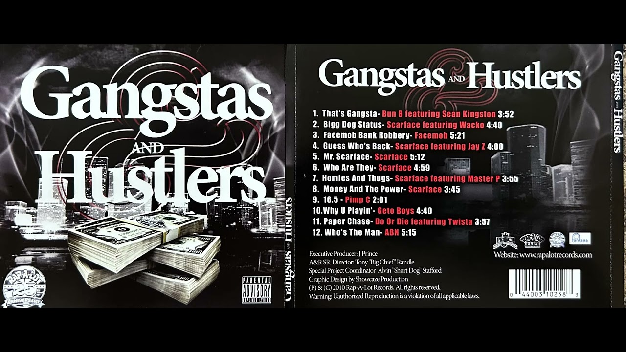 Geto Boys (10. WHY U PLAYIN' - Gangstas & Hustlers : Rap-A-Lot 25th ...