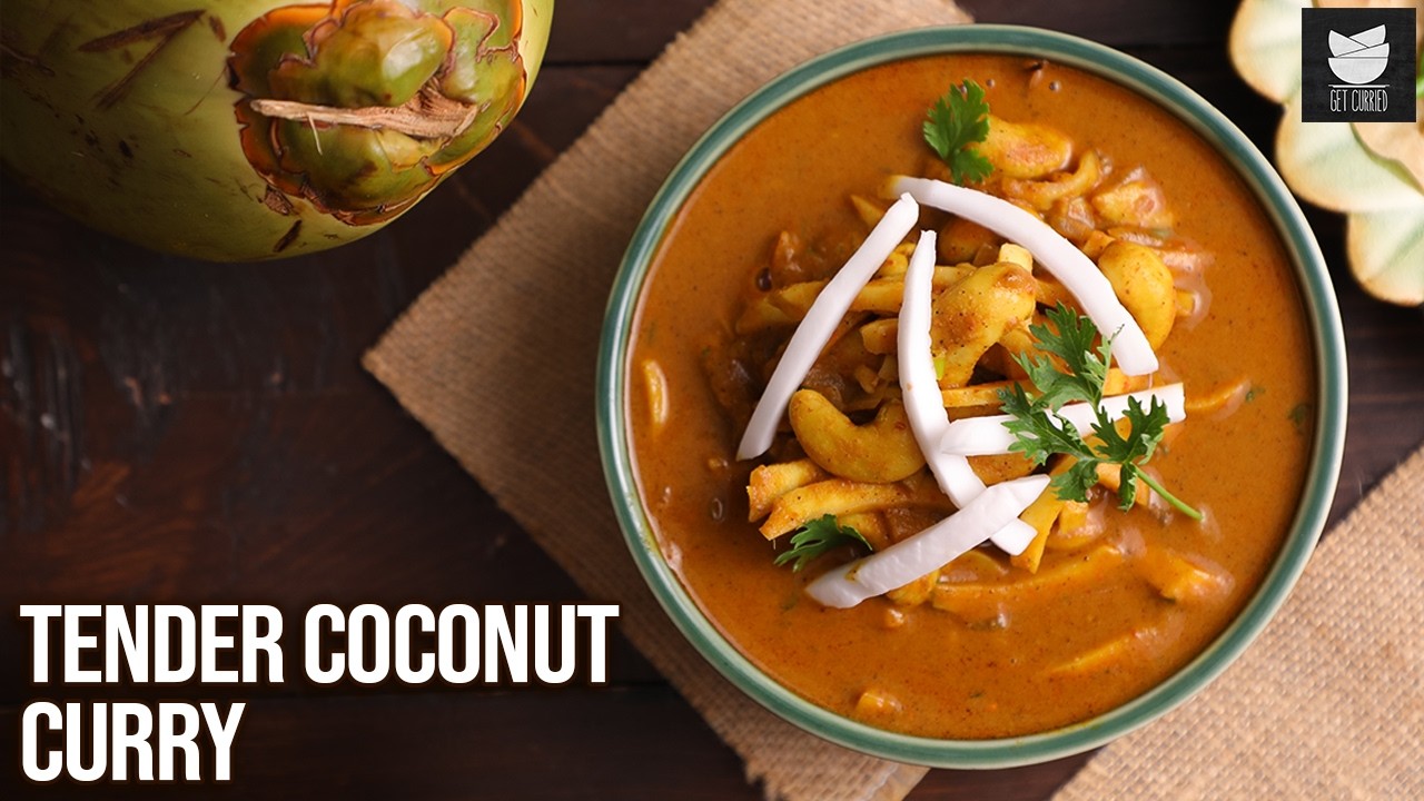 Nutritious Tender Coconut Curry Recipe | How To Make Tender Coconut ...