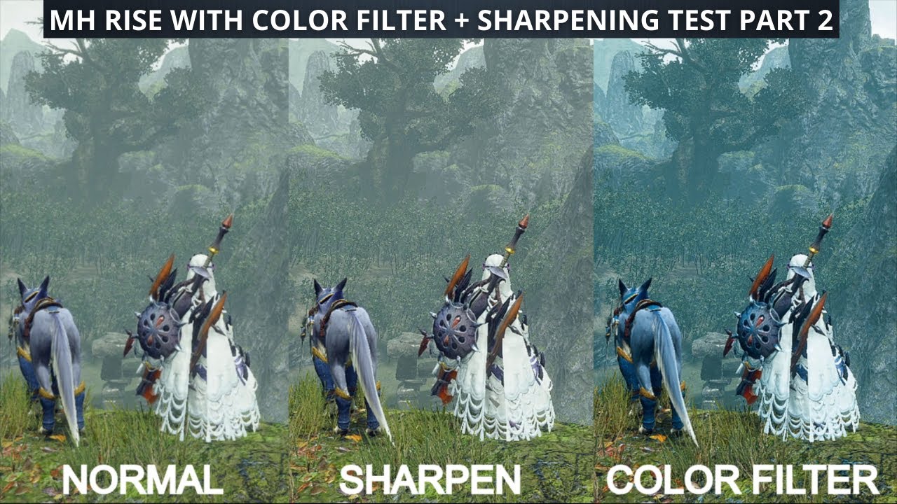 Monster Hunter Rise With Color Filter + Sharpening Test Gameplay Part 2 ...