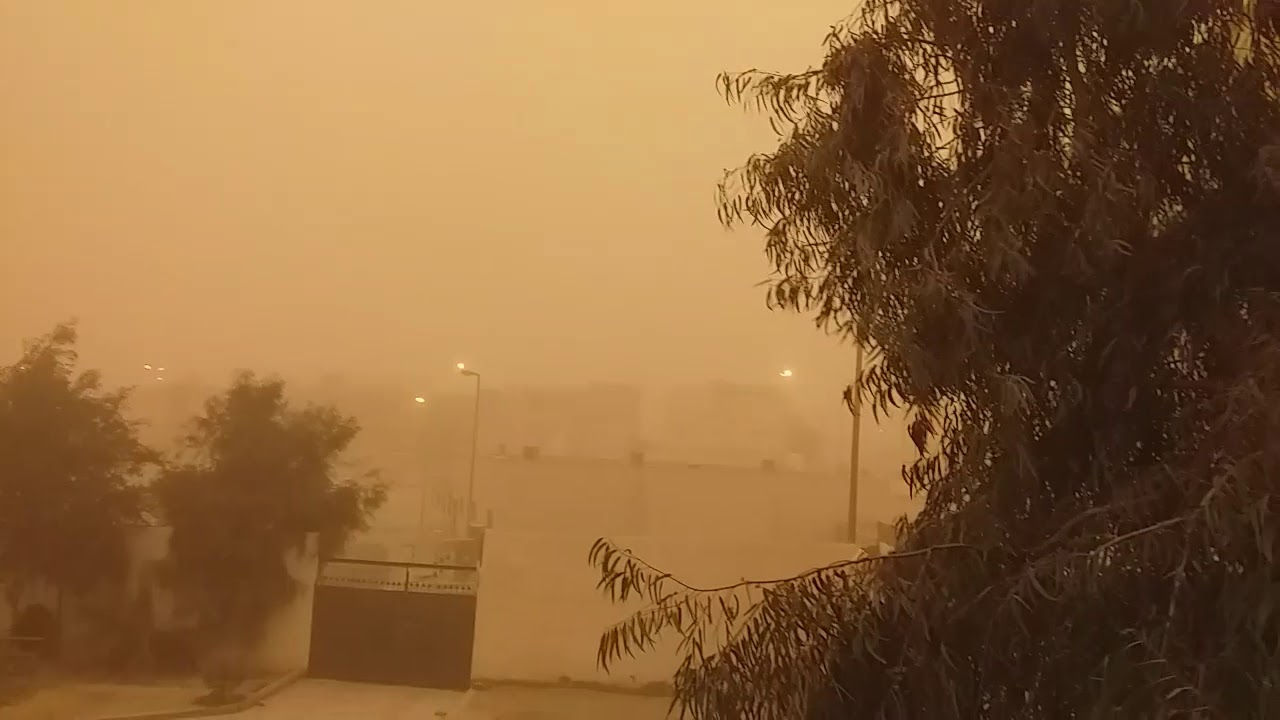 Sandstorm today in ar ar saudi arabia - YouTube