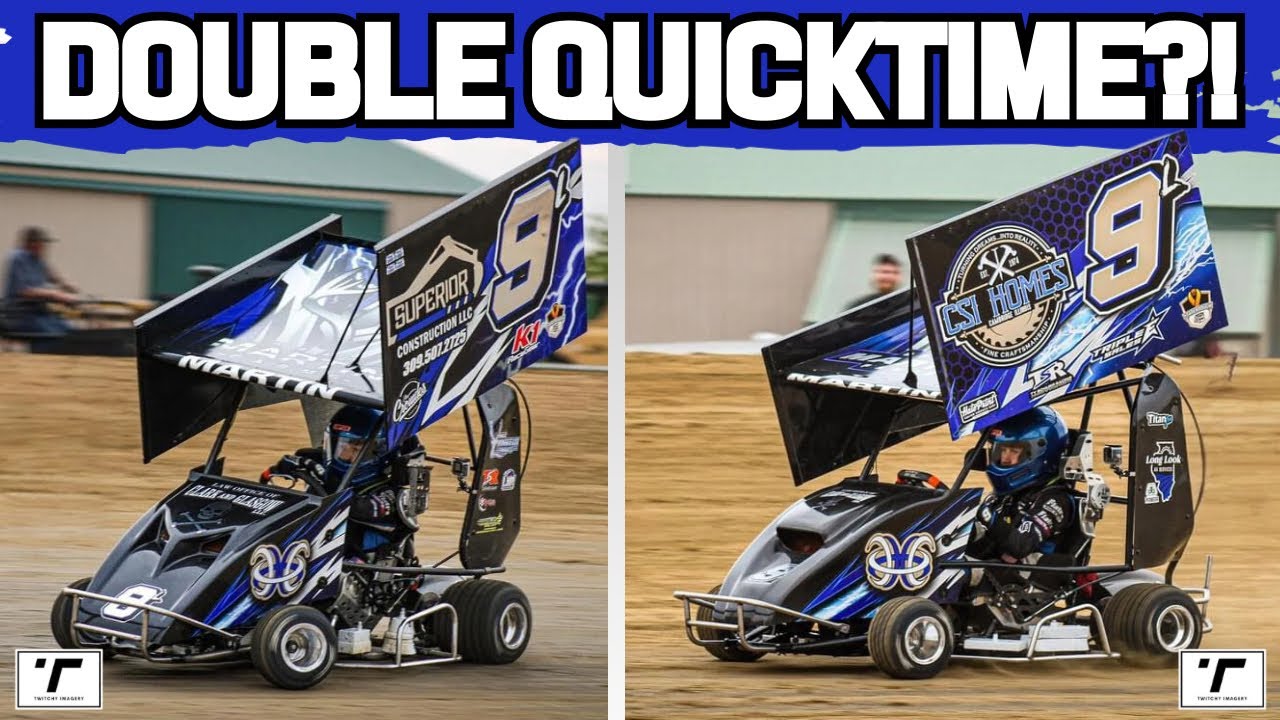 DOUBLE QUICKTIME?! A Night at Viola Boyz Backroad Speedway! - YouTube