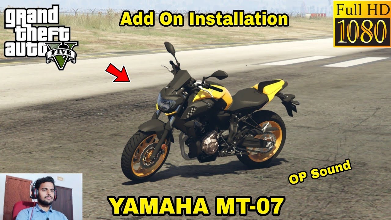 GTA 5 : HOW TO INSTALL YAMAHA MT-07 BIKE MOD🔥🔥🔥 - YouTube