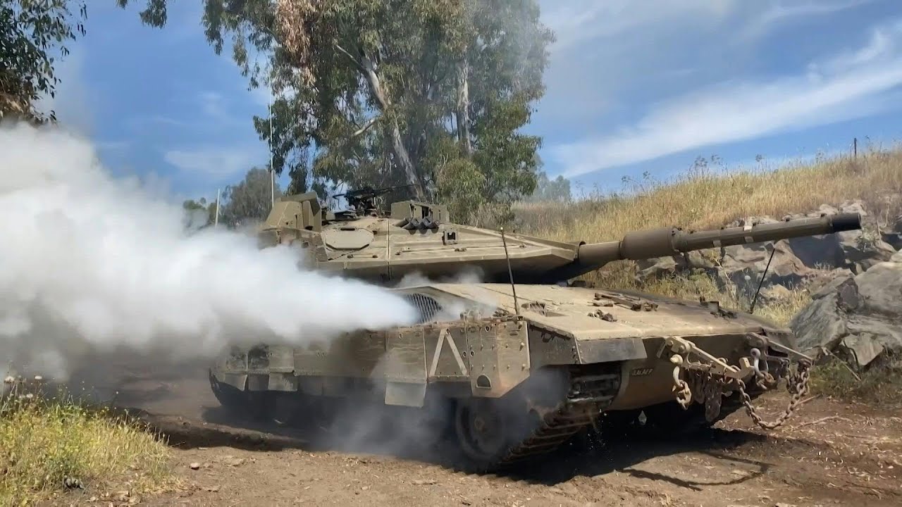 Israeli soldiers take part in training exercises in Golan Heights | AFP ...