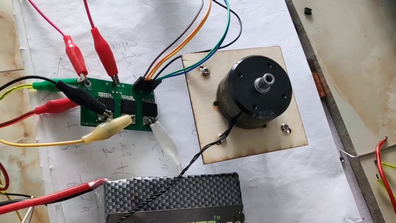 Using btn7960 or btn8982 three half bridge chip to make a simple driver ...