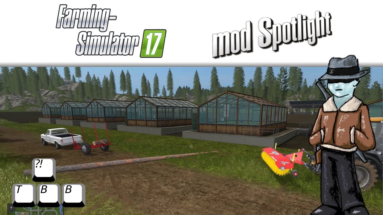 Farming Simulator 17 Mod Spotlight - Greenhouses Galore - YouTube