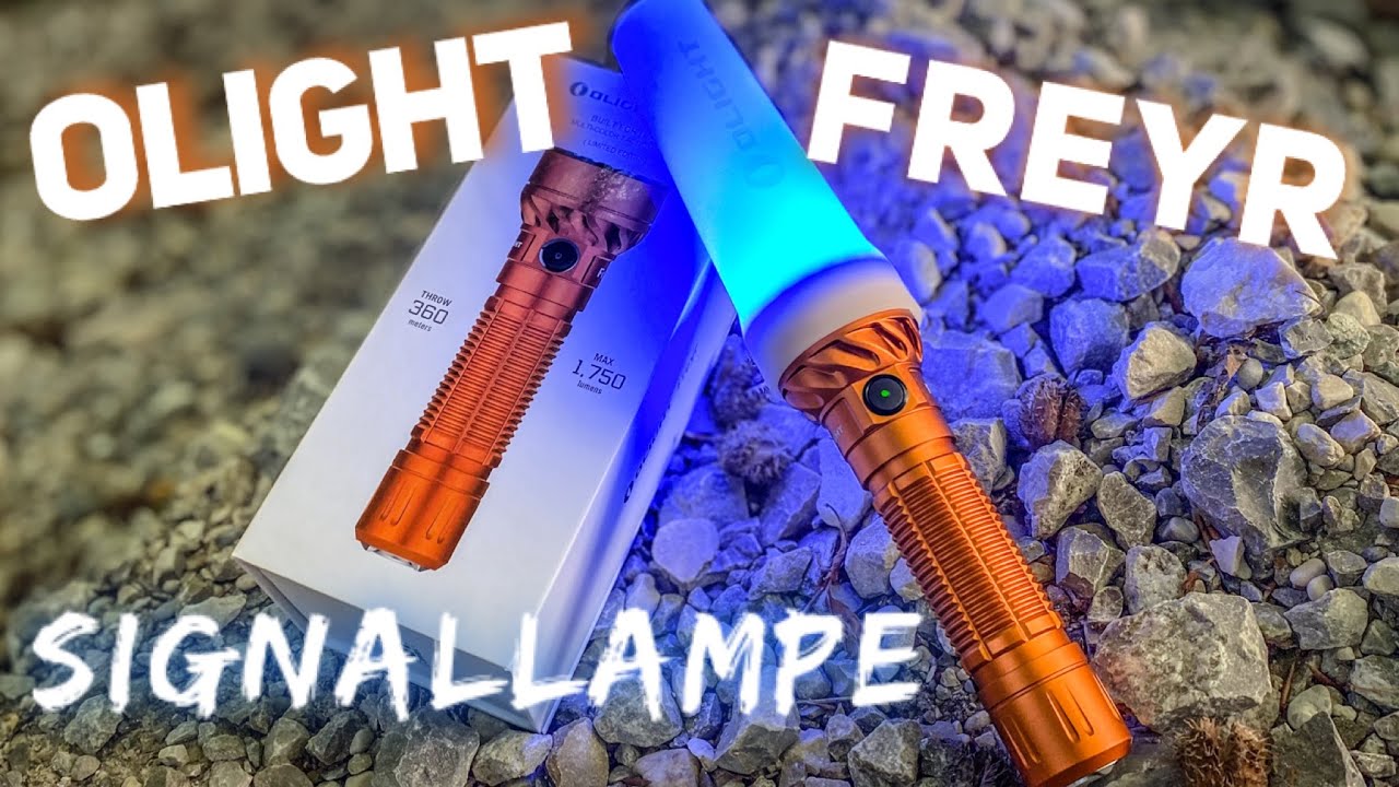 OLIGHT Freyr 🔦 | 1750 lumen | RGB Lampe | Test | review | unboxing ...