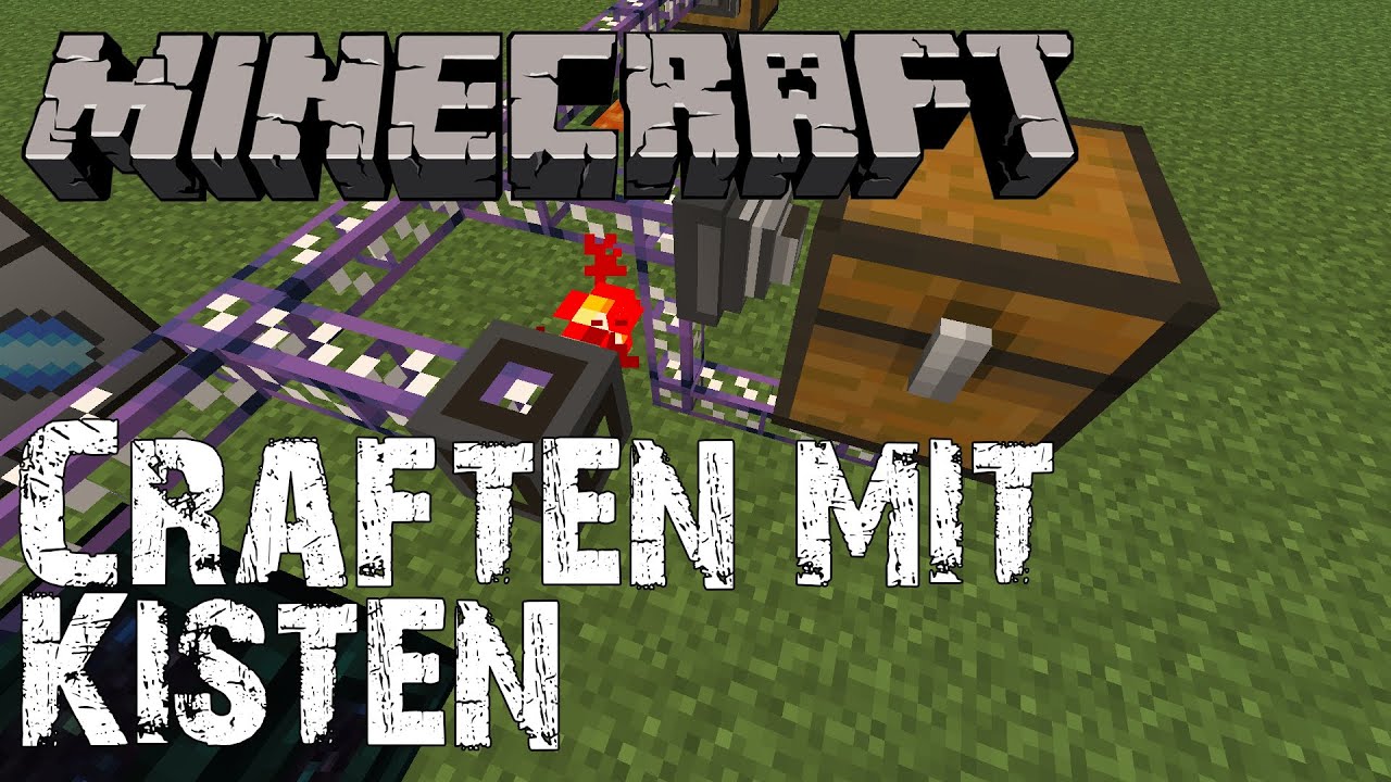 Minecraft Tutorial - ME System - Craften mit Kisten - YouTube