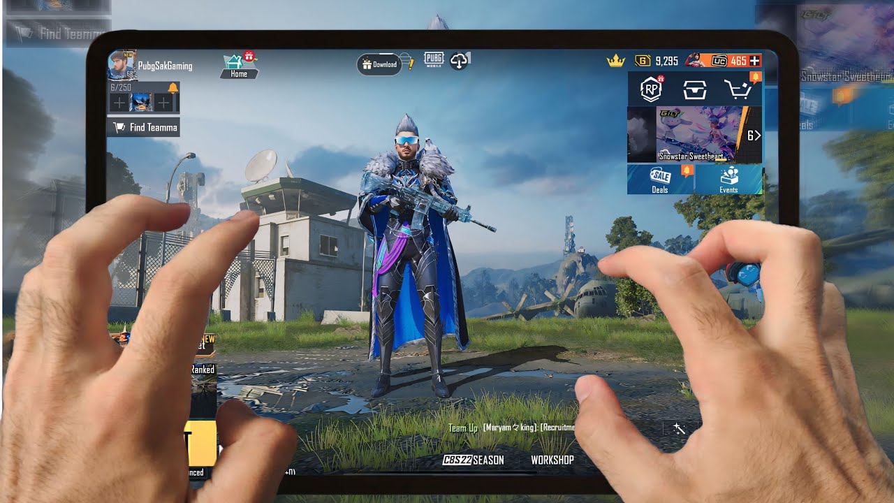 iPad Mini 6 Pubg Handcam Smooth+Extreme Pubg Test Gameplay 2024. - YouTube