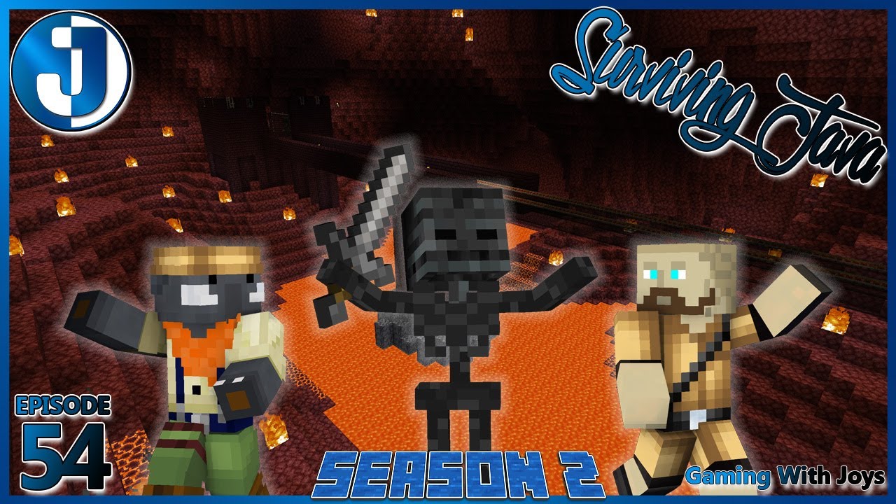 Wither Skeleton Enclosure - Minecraft zoo! - Surviving Java 2 SMP Ep54 ...