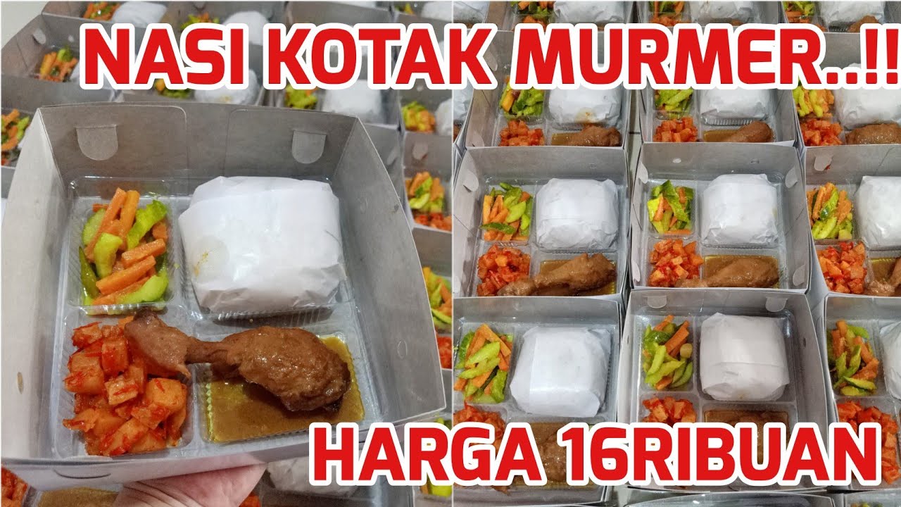 LARIS MANIS NASI KOTAK 16 RIBUAN ‼️MASAK ORDERAN 35 BOX NASI KOTAK AYAM ...